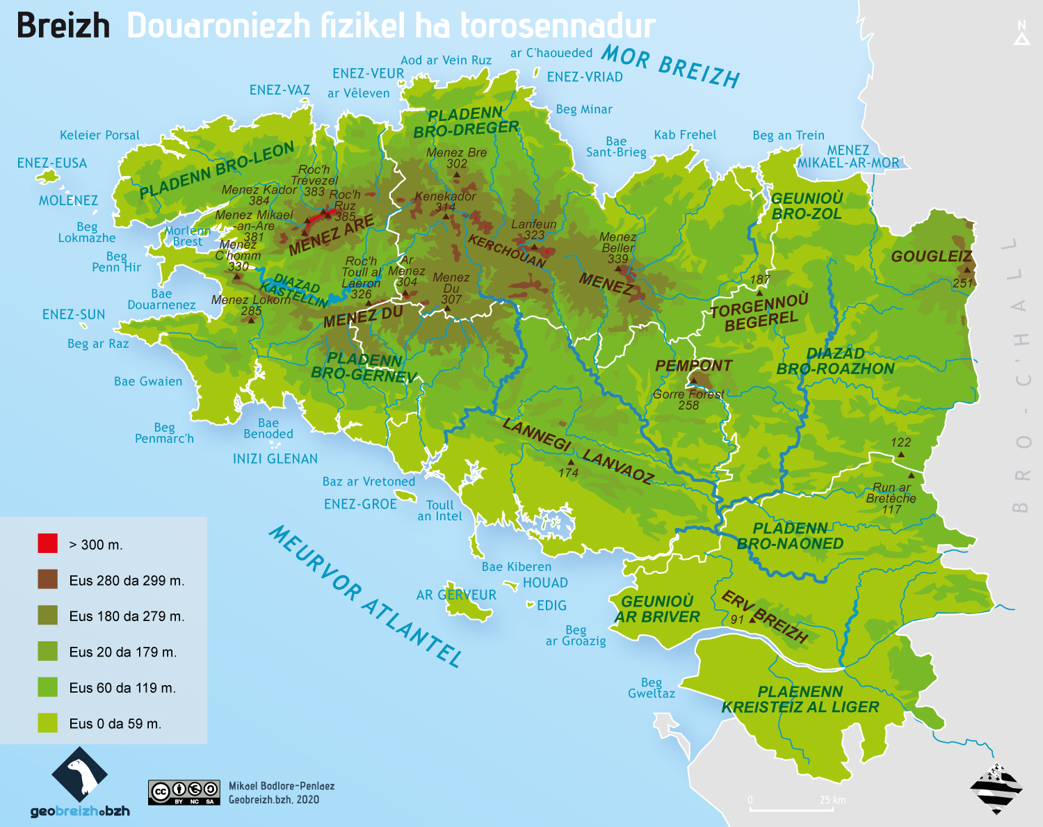 Douaroniezh fizikel ha torosennadur - Geobreizh